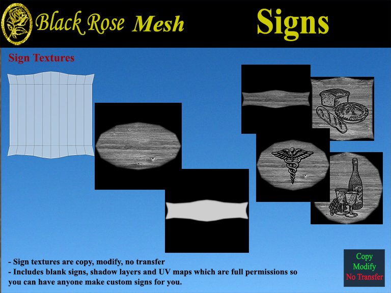 Sign Textures | My Black Rose
