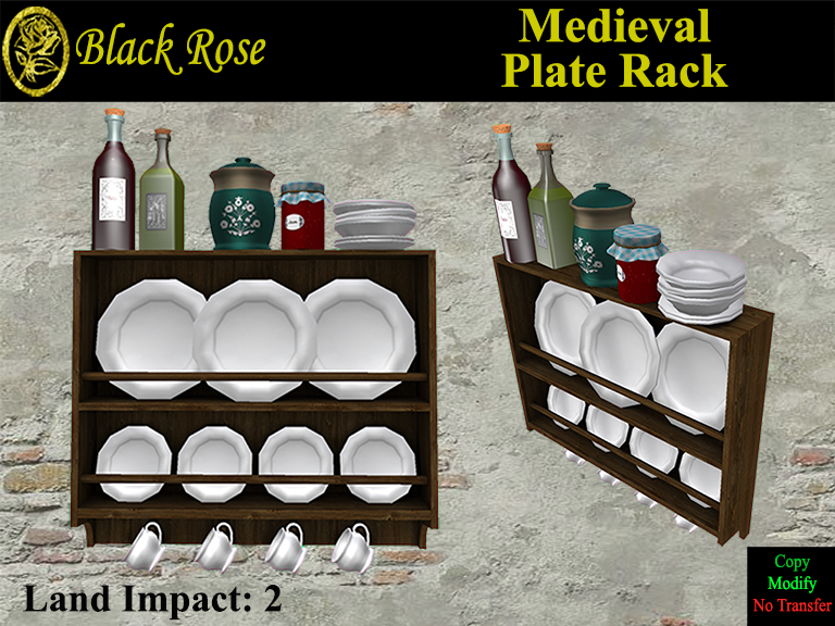 Black Rose Plate Rack | My Black Rose